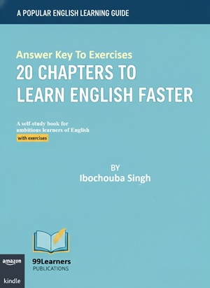 Free Answer Key: 20 Chapters To Learn English Faster (PDF) - 99learners.in